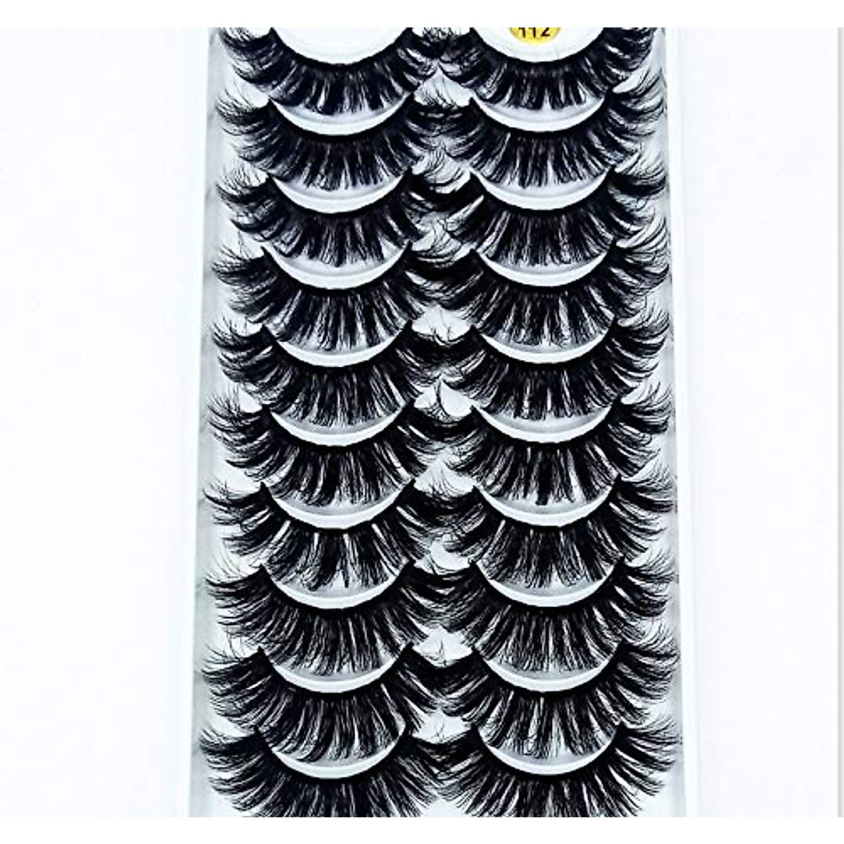 HBZGTLAD 38 Styles 10 pairs natural false eyelashes fake lashes long makeup 3d mink lashes extension eyelash mink eyelashes for beauty (3D112)