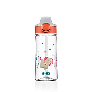 SIGG - Kids Miracle Water Bottle - Puppy Friends - Lightweight Tritan with Leak-Proof Lid - One Hand Children's Drink Bottle - 15 Oz (8731.80)