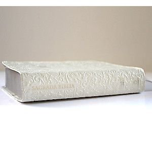 Biblia Católica en español. Boda, bautizo, primera comunión, confirmación y cumpleaños. Caja blanca regalo / Catholic Bible. Spanish-Language, Leathersoft,