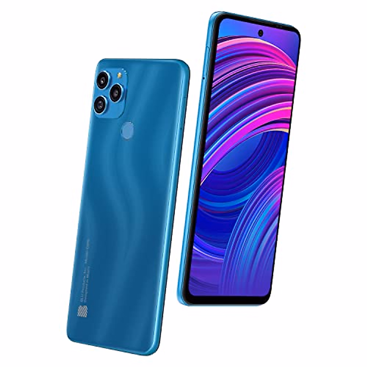 BLU G91S | 4-Day Battery | Unlocked | 6.8” Full HD+ Display | 128GB | 48MP Triple Camera | US Version | US Warranty | Cyan