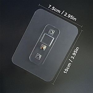 Upgraded Sturdy Adhesive Stickers for Shower Caddy, Won't Fall Off Traceless Adhesive Strip, AUSAULAC Shower Caddy Wall Mounted, (2 Pcs StickerPlus+)