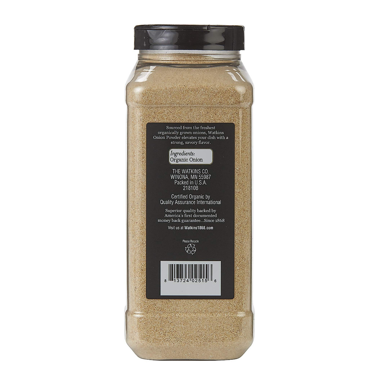 Watkins Gourmet Spice, Organic Onion Powder, Bulk Food Service Size, 22 oz (Pack of 1)