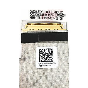 SOUTHERNINTL New Replacement for Dell Latitude 7480 E7480 LCD Cable D81MX 0D81MX DC02C00DW00