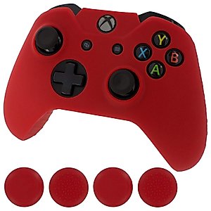 Assecure red protect & grip pack soft silicone skin grip protective cover.
