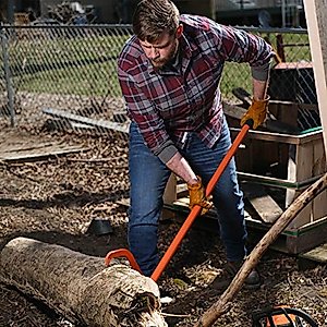 Felled Steel Timberjack - 12in x 48in Timber Jack Tool, Cant Hook Log Roller Tool for Logs Up to 12in Wide with Log Hook for Felling and Logging