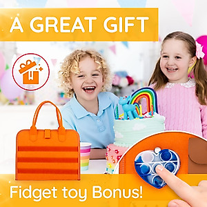 Baby Busy Board Montessori Toys for Kids - Baby Sensory Toys for Toddlers - Toddler Busy Board for 3+ Year Old - Baby Sensory Board Learning Toys Gift for 3+ Year Old Boys & Girls