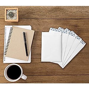ValBox 6x9 Self Seal Security Catalog Envelopes 250 Count Small White Envelopes for Mailing, Storage and Organizing