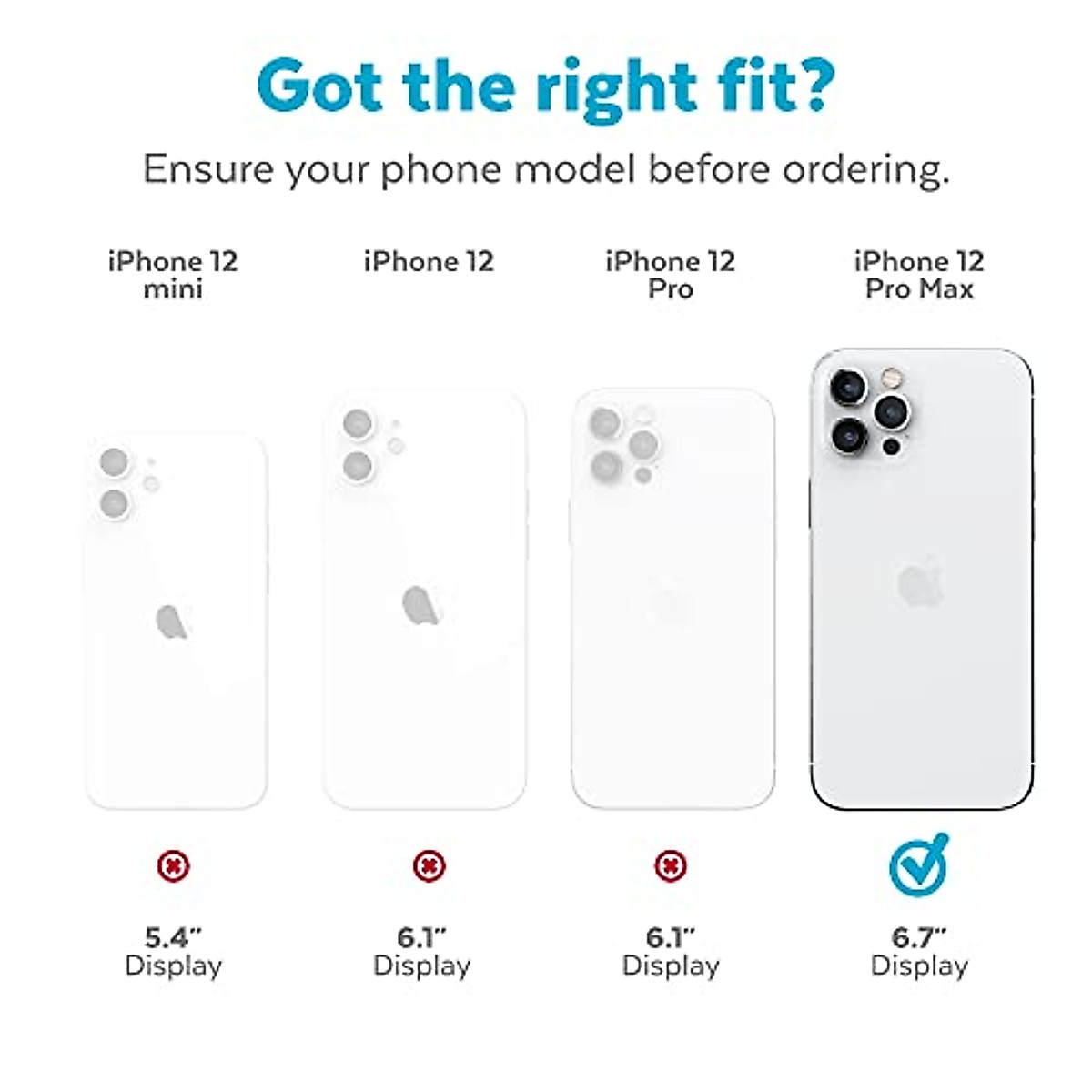 Speck Products Presidio Perfect-Clear iPhone 12 Pro Max Case, Clear/Clear