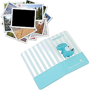3 Inch Photo Card Holder, Versatile 96 Pockets with Decompression, Dinosaur Doll, Camera, Photo Album, Movie Ticket Full protection.