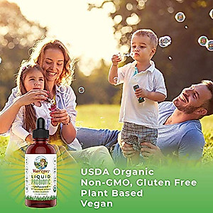 Elderberry Syrup & Liquid Probiotics Bundle for Adults & Kids by MaryRuth's | USDA Organic Elderberry Liquid Drops 1oz | USDA Organic Liquid Probiotics, 4oz | Vegan Non-GMO Plant Based