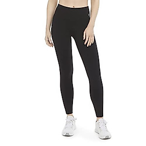 Juicy Couture Women's Essential High Waisted Cotton Legging, Deep Black, Medium