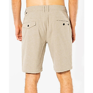 Rip Curl Phase Nineteen 19" Boardwalk Shorts Khaki 34