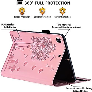 Case for iPad Mini 5 (5th Generation 7.9" 2019), Cover for iPad Mini 4,4th Generation 7.9" 2015, PU Leather Cover with Auto Sleep Wake for iPad Mini 1/Mini 2/Mini 3, Pink