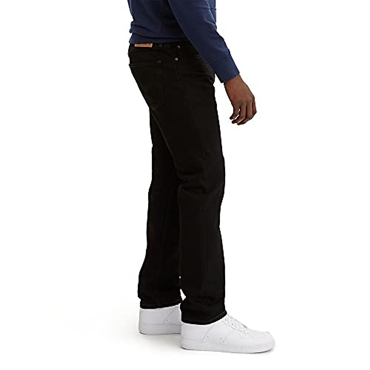 Levi's Men's 505 Regular Fit Jeans (Also Available in Big & Tall), Black-Discontinued, 38W x 32L