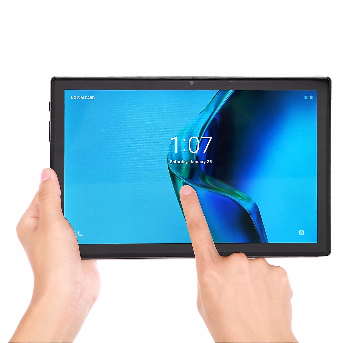 Yoidesu 10.1 Inch Tablet, 8GB RAM 128GB ROM, IPS HD Display, 4G LTE, 8800mAh, 2.4G 5G WiFi Tablet for Kids Elderly Learning Gaming Working Video (Gray)