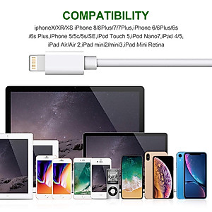 Atill iPhone Charger 3Pack 9FT Lightning Cable Extra Long iPhone Charger Cable Charging Cable Cord Compatible iPhone 13/12/12Pro/12ProMax/11/11Pro/11Pro MAX/XS/XS MAX/XR/X/8/8Plus/7/7Plus and More