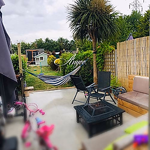 Anyoo Garden Cotton Hammock Comfortable Fabric Hammock with Tree Straps for Hanging Durable Hammock Up to 660lbs Portable Hammock with Travel Bag,Perfect for Camping Outdoor/Indoor Patio Backyard