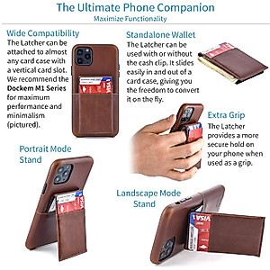 Dockem The Latcher and The Rȳd; The Modular Wallet(s) (Vintage Brown Virtuosa Genuine Top-Grain Leather)