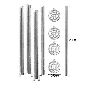 30 Pack Disco Ball Straws,70s Disco Paper Straws Disco Ball Decor Disco Party Decorations for 70s Retro Disco Party Dance Holiday Wedding Birthday