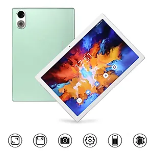 HD 10.1 Inch Tablet, Octa Core 512GB Expandable 8GB RAM 128GB ROM 20MP Rear Camera 4G LTE Tablet for Office for Learning (Green)