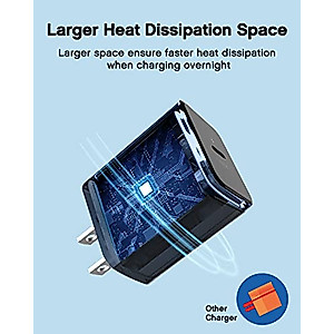 USB C Wall Charger(2 Pack) - 20W USB C Charger PD Fast Charger Block Compatible with iPhone 13