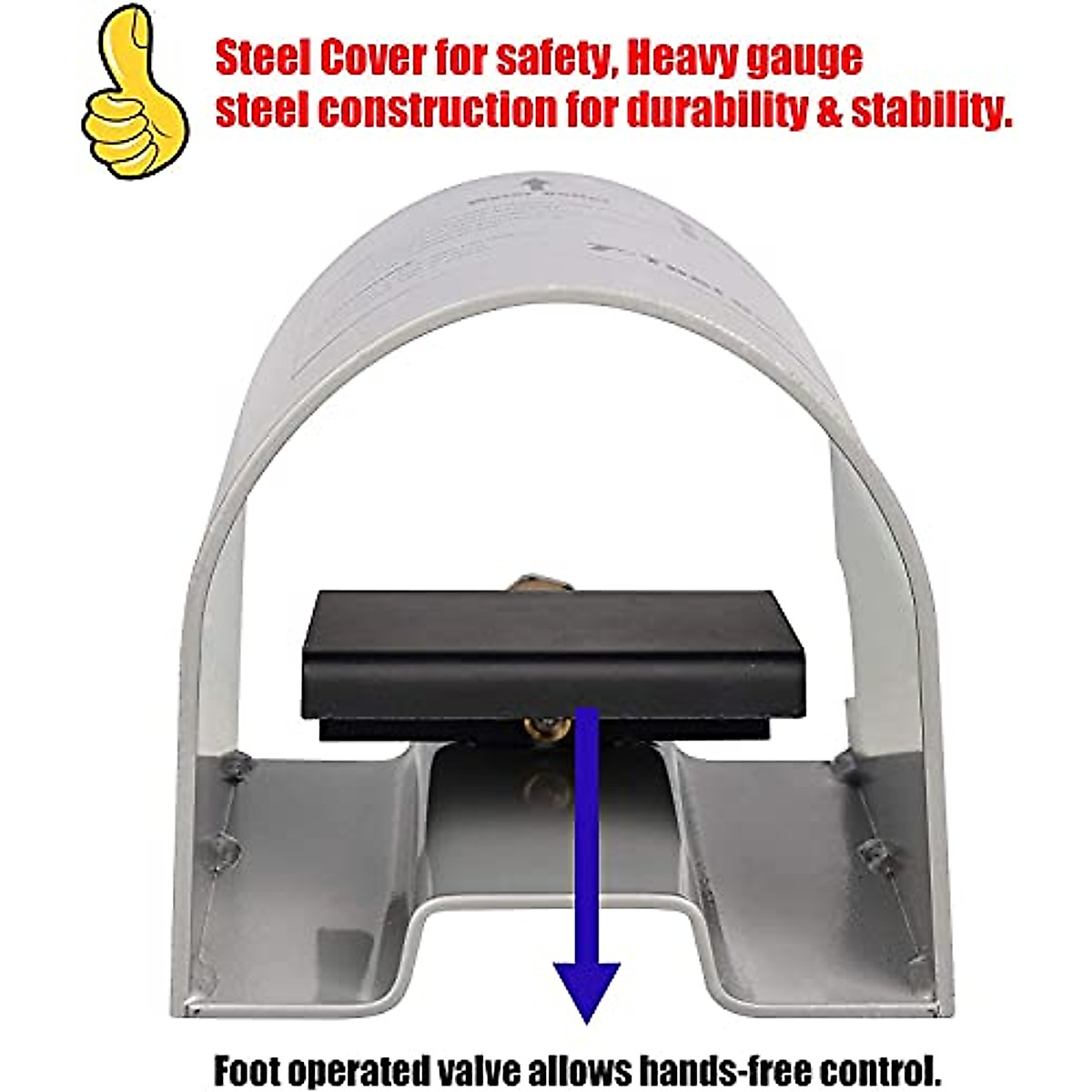 Tool Daily Pressure Washer Foot Valve for Sewer Jetter Kit, as Power Washer Ball Valve, 4000 PSI
