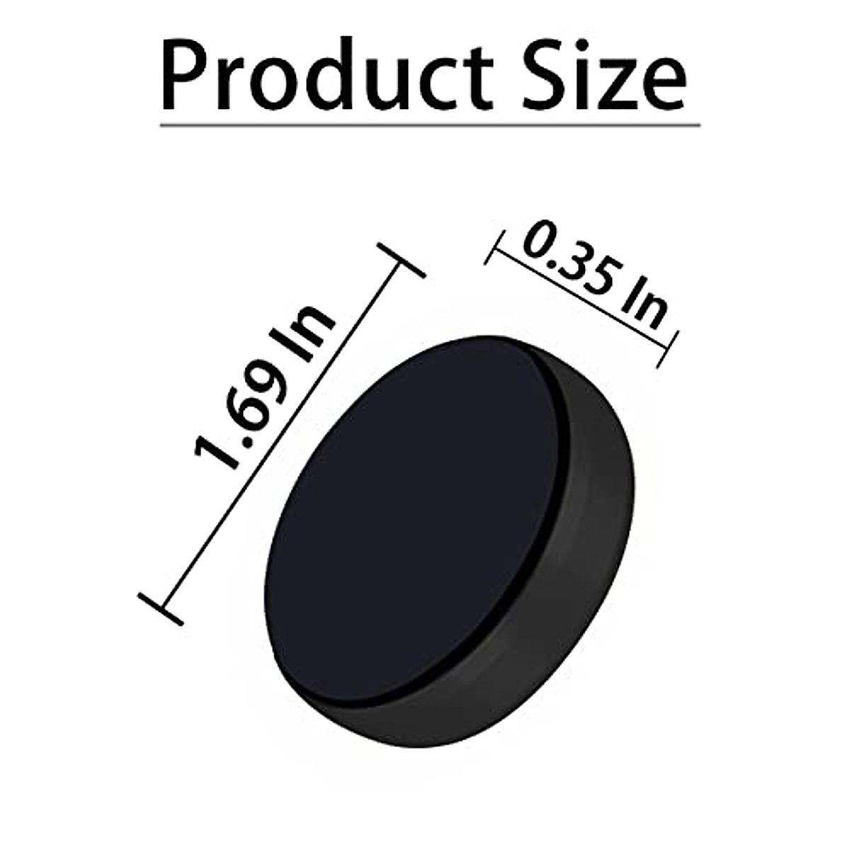 AICEL Magnetic Sticky Car Phone Mount, Strong Magnet Cell Phone Holder for Dashboard, Adhesive Stick on Table Wall Mount, Auto Interior Accessories Universal for iPhone, Samsung, Smartphones