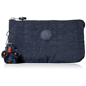 Kipling Women's Creativity Large Pouch, Multi Compartment, Zip Closure, True Blue Tonal