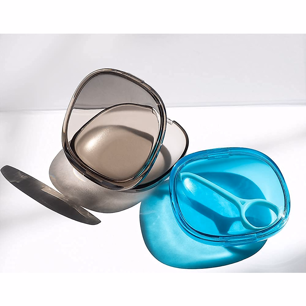 Retainer Case, Orthodontic Retainer Case, Oral care box, Beautiful And Durable, Compact And Easy To Carry (Gray)