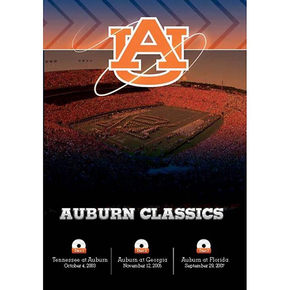 Auburn SEC Classics 3-DVD Set