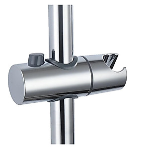 Universal Shower Head Holder Adjustable 18~25mm ABS Chrome Shower Rail Holder Bathroom Accessories Shower Mounting Brackets Shower Bracket ( Color : Silver 18-25mm )