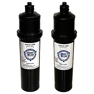 KleenWater Filters Compatible with Everpure H-1200 EV928201, Set of 2