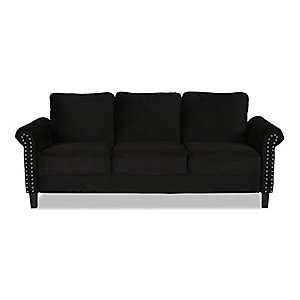 New Classic Furniture Alani Sofa, Black