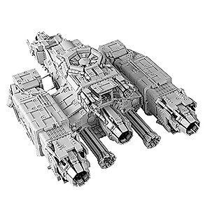 MOC-9803 Alien Commercial Spaceship Nostromo Spaceship Building Blocks,Small Particle Blocks MOC Set,Simulation Model,Compatible with L-e-g-o (9213PCS), 75 X 44 X 24.5cm