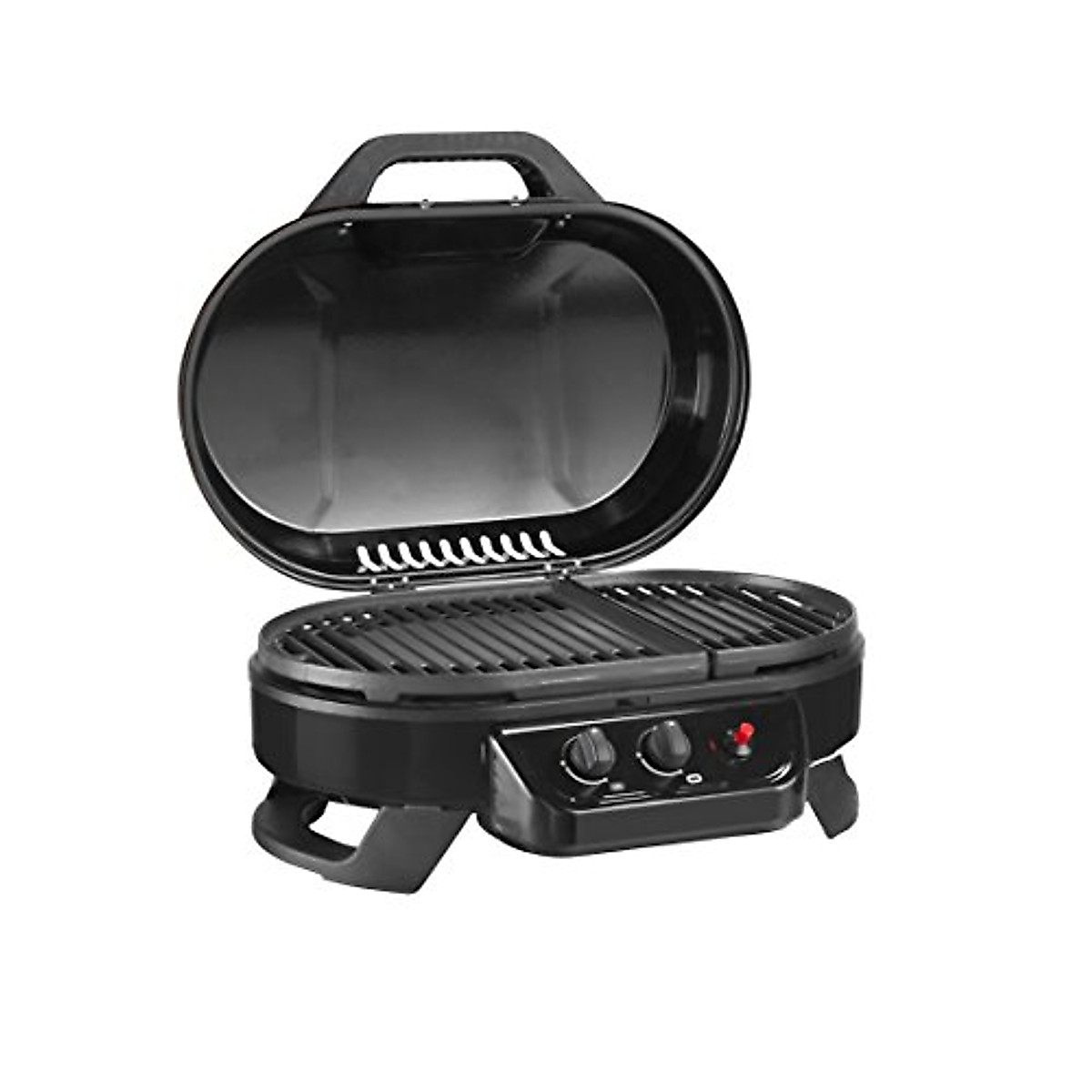 Coleman RoadTrip 225 Portable Tabletop Propane Grill, Gas Grill with 2 Adjustable Burners, Instastart Ignition, and 11,000 BTUs of Power; 225 Sq. In. Cooking Area