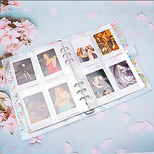 Instax Mini Photo Album,Photocard Binder, 200 Pockets Photo Album for Fujifilm Instax Mini 11 90 70 50S 26 25 9 8+ 7S/Polaroid Snap Kpop Photocard Holder Book (Color -2)