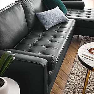 Modway Valour Sectional, Black