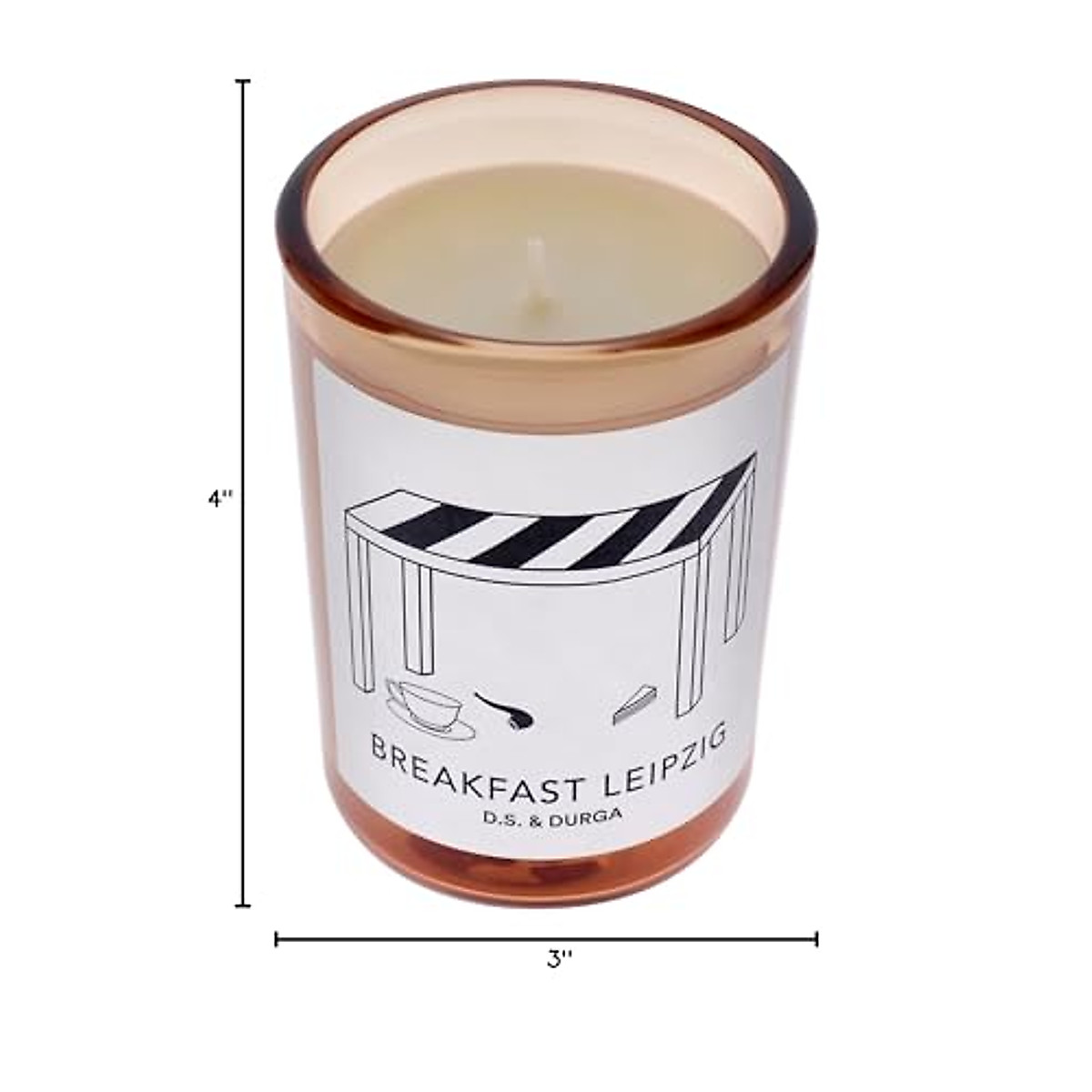 D.S. & Durga Breakfast Leipzig by DS & Durga for Unisex - 7 oz Candle