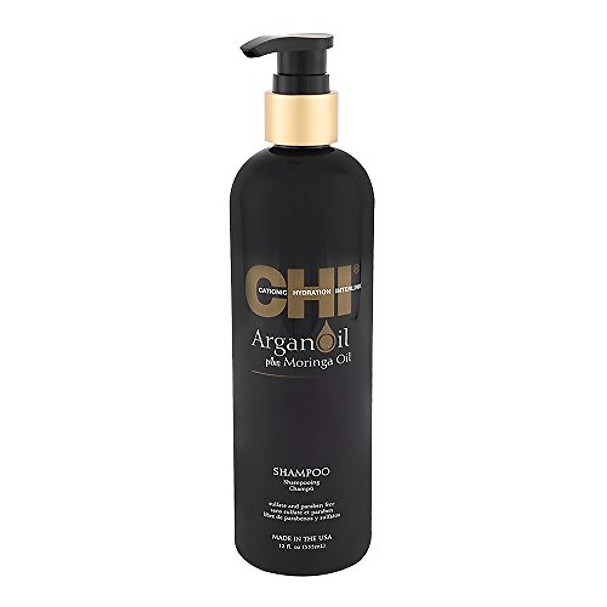 chi Argan Oil Shampoo, Brown, 11.5 Fl Oz (Pack of 1)