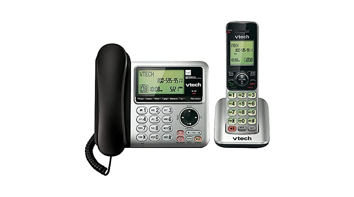 VTech CS6649 Corded/Cordless Phone System - Stay Connected
