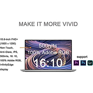 Dell XPS 15 9520 15.6" FHD+ (Intel 12th Gen 14-Core i7-12700H (Beat i9-11980HK), 32GB DDR5 RAM, 2TB PCIe SSD, RTX 3050) Business Laptop, Backlit, Fingerprint, Thunderbolt 4, Webcam, Win 11 Home