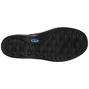 BZees Womens Niche II Ballet Flat Black Metallic 6 M