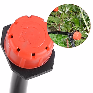 25m Adjustable Automatic Micro Drip Irrigation System Kit Plant Self Watering Garden Hose Kits DIY Watering Timer Automatic Patio Mister for Patio Garden Flower Plants