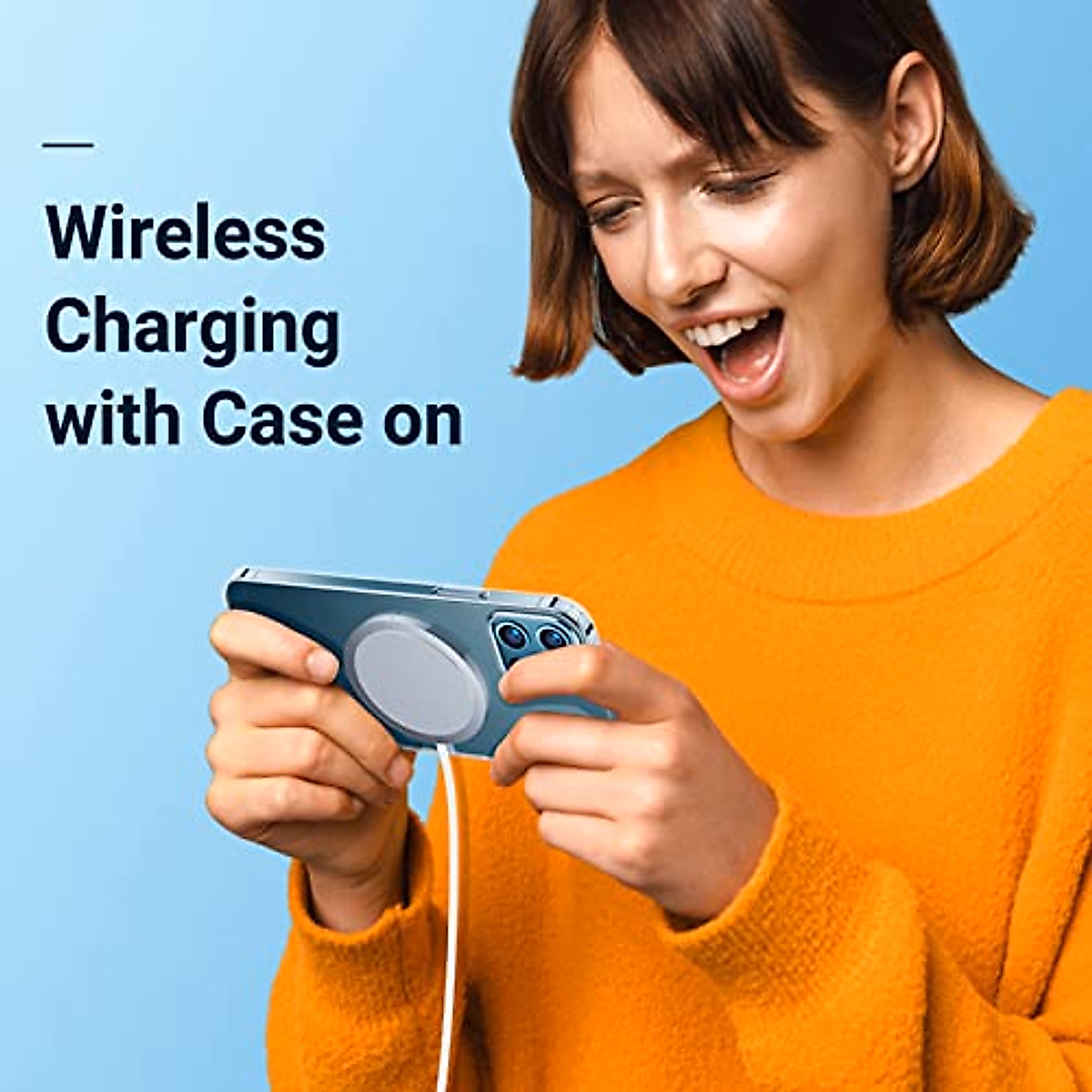 TORRAS Crystal Clear for iPhone 12 Pro Max Case, Ultra-Thin [Upgraded Anti-Yellow] [Military Grade Protection] Soft Silicone TPU Shockproof Case for iPhone 12 Pro Max 6.7 inch, Clear