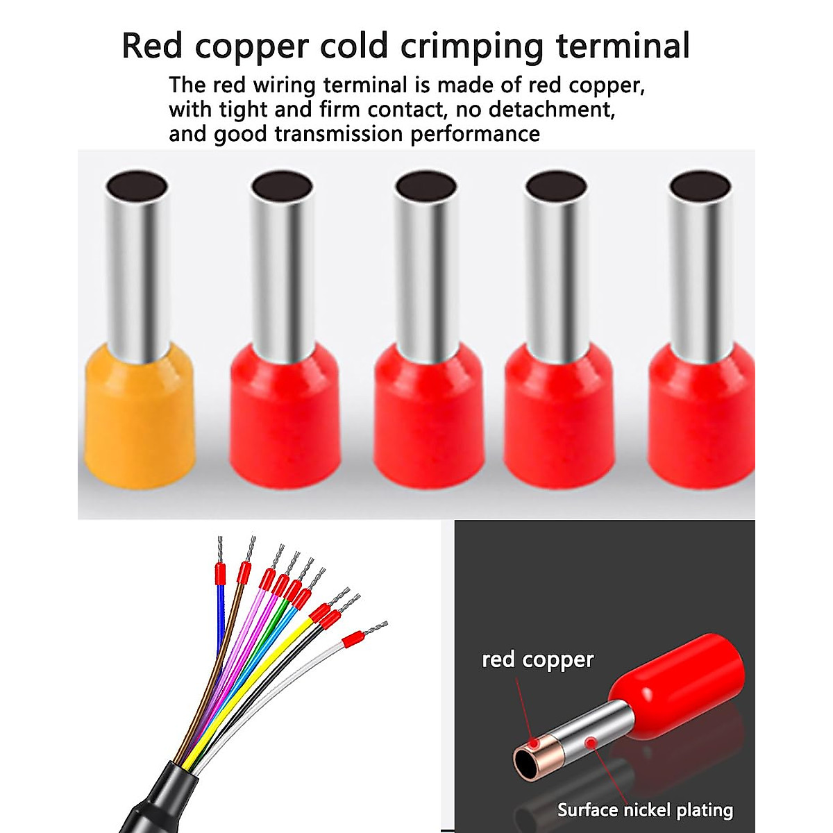 JUXINICE DB9 Male Connector RS232 Serial Extension Cable,D-SUB 9-Pin Male Adapter to Bare Wire, 9 Wire All Provided with Wiring Terminals-Black (DB9 Male 5FT)