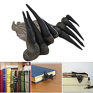 wastreake Thriller Demon Hand Bookmark, Fashionable Devil's Hand Resin Bookmark Horror Halloween Bookmark The Best Gift for Friends Family Book Friends