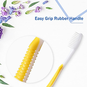 Honeydak 200 Pieces Disposable Toothbrushes Individually Wrapped Toothbrushes Multicolor Soft Bristle Medium Manual Travel Toothbrushes for Hotel Toiletries