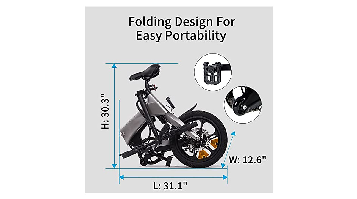 ONEBOT Electric Bike S7 - Ultra-Light Magnesium Folding E-Bike