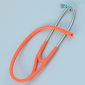 Stethoscope Tubing by Truaevum - Compatible Replacement Kit fits Littmann(r) Master Cardiology(r) Stethoscope & Cardiology III(r) Stethoscope - Double Bore Tube Binaural K7 Orange