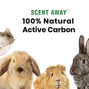 SCENT AWAY | Small Animal Bedding Deodorizer | 100% Natural & Fragrance Free, Non-Toxic Pet Odor Eliminator for Home | Active Carbon & Zeolite Extends Pet Bedding Life | Deodorizer for Pets 3qt. 2.84L